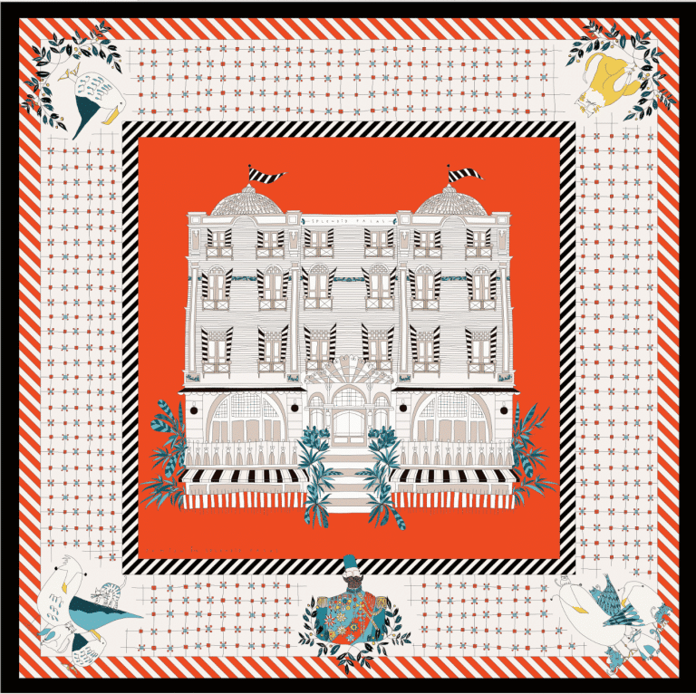 Rumisu for Splendid Palas Orangerie İpek Fular | Splendid Palas Butik